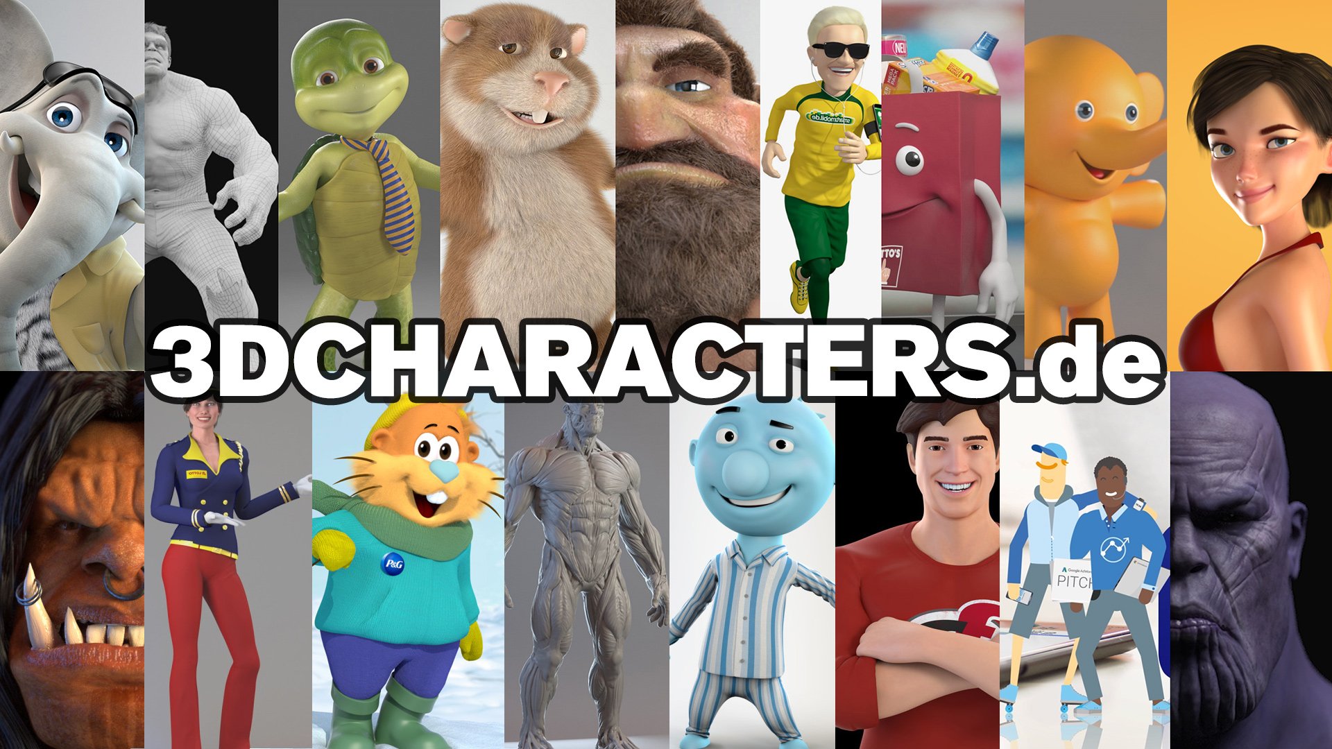 3D Characters 3d Animation Studio | 3d Animation - Character Animation