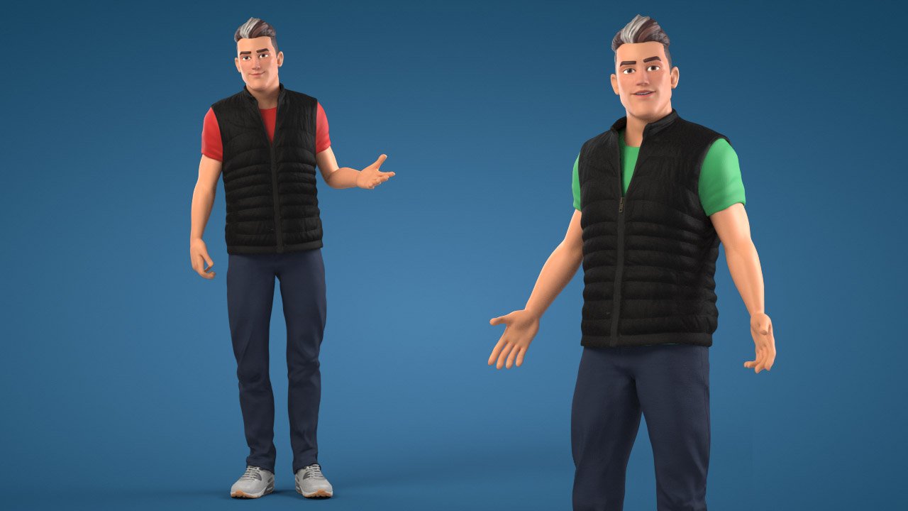 ROB presenter | Character Animation - 3dcharacters | 3d Animation Studio